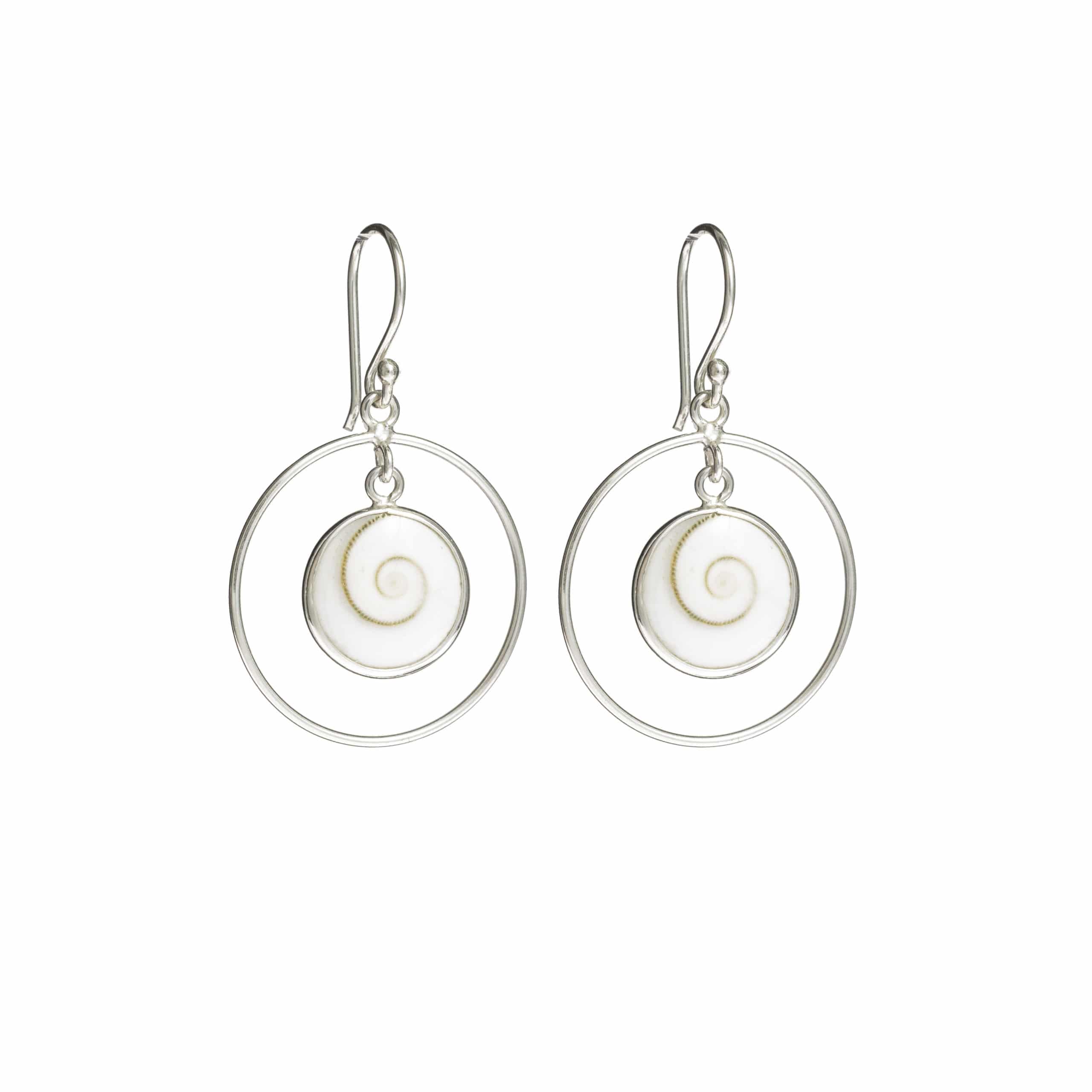 Tenerife Perla - Bali White Shell Earrings